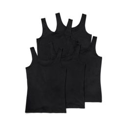 Tchibo - 5 Hemdchen - Damen - Gr. XXL - schwarz