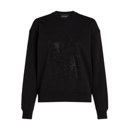 K by KARL LAGERFELD Karl Lagerfeld Sweatshirt ' Kameo Rhinestone ' Damen Gr&ouml;&szlig;e XL schwarz