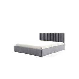 M&ouml;bel Kraft Polsterbett mit Bettkasten grau Ma&szlig;e (cm): B: 99 H: 85 &raquo; M&ouml;bel Kraft