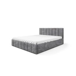 M&ouml;bel Kraft Polsterbett mit Bettkasten grau Ma&szlig;e (cm): B: 90 H: 90 &raquo; M&ouml;bel Kraft