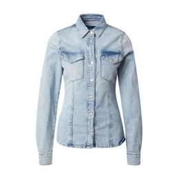 KARL LAGERFELD JEANS Bluse Damen Gr&ouml;&szlig;e L blue denim