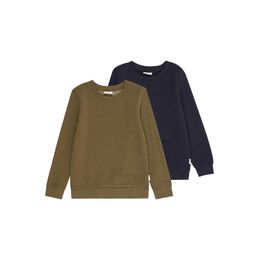 Minymo Sweatshirt Jungen Gr&ouml;&szlig;e 98 navy / oliv