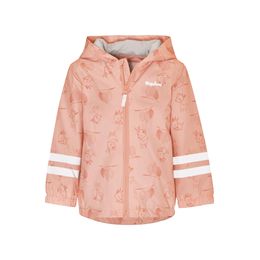 Playshoes Funktionsjacke 'Reh' M&auml;dchen Gr&ouml;&szlig;e 128 rosa / dunkelpink / wei&szlig;