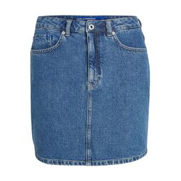 KARL LAGERFELD JEANS Rock Damen Gr&ouml;&szlig;e 36 blue denim / petrol / grenadine / offwhite