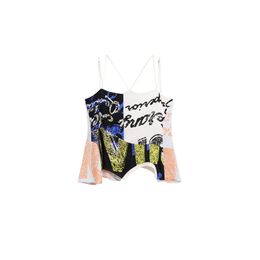 Desigual Top Damen Gr&ouml;&szlig;e L mischfarben / wei&szlig;