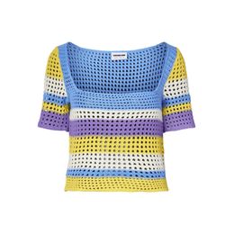 Noisy may Pullover 'Kelly' Damen Gr&ouml;&szlig;e S kitt / himmelblau / gelb / lila