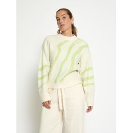 Desires Pullover 'Johanne' Damen Gr&ouml;&szlig;e XS pastellgelb / hellgr&uuml;n