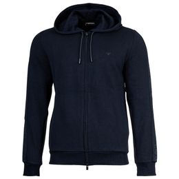 Emporio Armani Zip-Up Hoodie male Blue size XXL