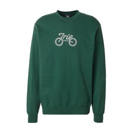 Iriedaily Sweatshirt 'Daily Bike' Herren Gr&ouml;&szlig;e M gr&uuml;n / offwhite