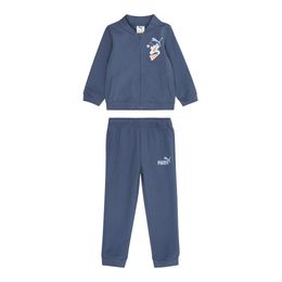 Puma Jogginganzug 'MINICATS' Jungen Größe 74 saphir / hellblau / orange / weiß