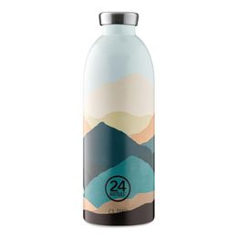 24Bottles Trinkflasche 'Clima' Herren Größe one size beige / hellblau / dunkelblau / dunkelbraun / gelb