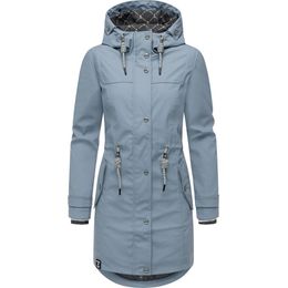 PEAK TIME Raincoat 'L60042' female Blue size XXL