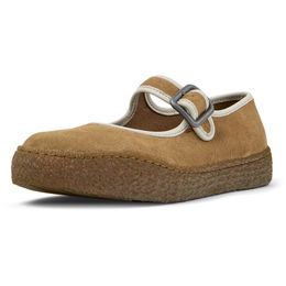 Camper Ballet Flats with Strap 'Peu Terreno' female Brown size 36