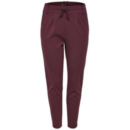 Only Pleat-Front Pants 'Poptrash' female Red size M