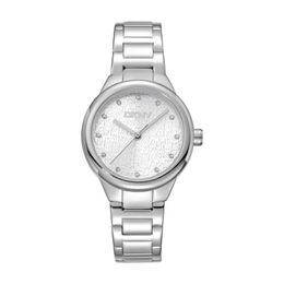 DKNY Uhr - Quarzuhr Everyday - Gr. unisize - in Silber - f&uuml;r Damen