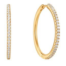 Ania Haie Ohrringe - 925er Sterlingsilber Glam Hoop - Gr. unisize - in Gold - f&uuml;r Damen