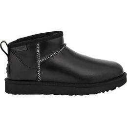 UGG Australia UGG Low-Top Sneaker - Stivali Classic Ultra Mini Leather Regenerate - Gr. 43 (EU) - in Schwarz - f&uuml;r Damen