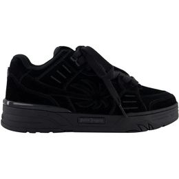 Palm Angels Low-Top Sneaker - Heren Venice Suede Sneakers Zwart - Gr. 40 (EU) - in Schwarz - f&uuml;r Damen