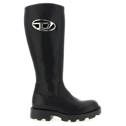 Diesel Stiefel - 'D-Hammer' Boots - Gr. 39 (EU) - in Schwarz - f&uuml;r Damen