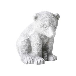 Beliani Gartenfigur BOWE in Grau - (W) 28 x (H) 36 x (L) 29 cm | Gr.: onesize