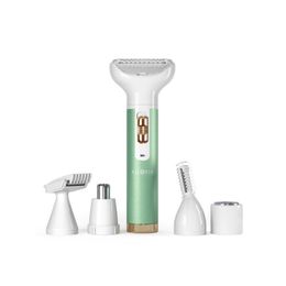AILORIA EVAPORE SET Rasierer mit verschiedenen Aufsätzen USB in grün | Gr.: onesize