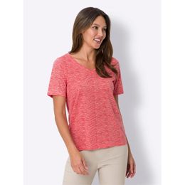 Sieh an! Kurzarm-Shirt in hummer-meliert | Gr.: 44