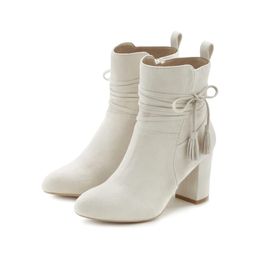 Lascana Stiefelette in beige | Gr.: 41