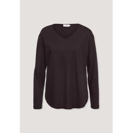 hessnatur Longsleeve in schwarzbeere | Gr.: 44