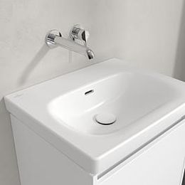 Villeroy & Boch Villeroy und Boch Skyla Waschtisch 5A5157RW 55x44,5cm, ohne Hahnloch, mit Überlauf, Stone White C+