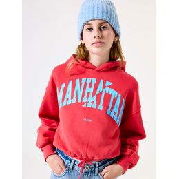 Garcia Sweatshirt M&auml;dchen Gr&ouml;&szlig;e 128 hellblau / rot