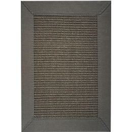 Sisalteppich Astra "Manaus" Gr. 1, grau (lava), B:65cm H:6mm L:140cm, Sisal, Teppiche, Sisalteppich, echtes Sisalprodukt, Wohnzimmer