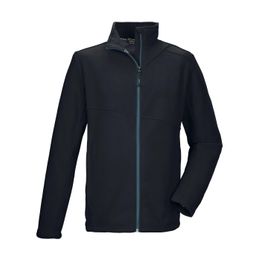 Fleecejacke Killtec "KOW 65 MN FLC JCKT", Herren, Gr. L, midnight, Oberstoff: 100% Polyester, Jacken, Fleecejacke mit Stehkragen, Kinnschutz und Eingrifftaschen