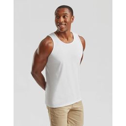 Fruit of the Loom VALUEWEIGHT ATHLETIC VEST Tank-Top wei&szlig; in M 610980 White