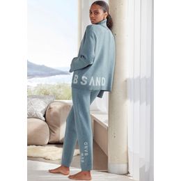 ELBSAND Damen Sweater, petrol, Gr&ouml;&szlig;e 32/34