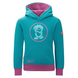 Trollkids Hoodie "Troll" in T&uuml;rkis - 37% | Gr&ouml;&szlig;e 140 | Kinder-sweatshirts-jacken