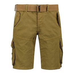 Geographical Norway Cargobermudas in Khaki - 63% | Gr&ouml;&szlig;e S | Herren-plussize