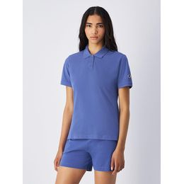 Champion Poloshirt in Blau - 39% | Gr&ouml;&szlig;e L | Damen-tops