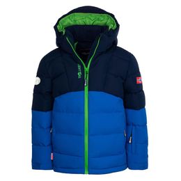 Trollkids Winterjacke "Gryllefjord" in Blau/ Dunkelblau - 37% | Größe 128 | Kinderjacken