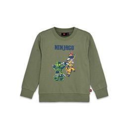 Lego Sweatshirt in Grün/ Bunt - 65% | Größe 104 | Kinder-sweatshirts-jacken