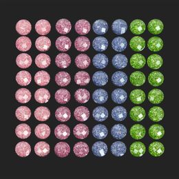 Bilderwelten Zubeh&ouml;r 64 x Strasssteine Set - Pastell Schmucksteine selbstklebend