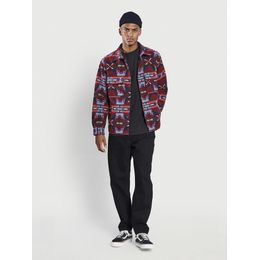 REDEFINED REBEL EST. 2013 Funktionsjacke REDEFINED REBEL "Redefined Rebel Sweat RRAmar Jacket", Herren, Gr. M, rot aztec, 100% Polyester, Jacken