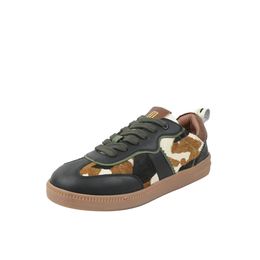 CRICK IT Crickit Sneaker 'RONIA' Damen Gr&ouml;&szlig;e 39 hellbeige / dunkelgr&uuml;n / wei&szlig;