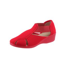 WITT Damen Slipper, rot, Gr&ouml;&szlig;e 42