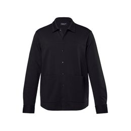 Men Plus Button Up Shirt male Black size 7XL