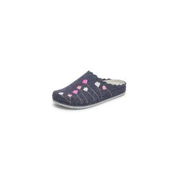 MUBB - Pantoffel Nana, blau, Gr. 40