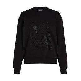 K by KARL LAGERFELD Karl Lagerfeld Sweatshirt ' Kameo Rhinestone ' female Black size L