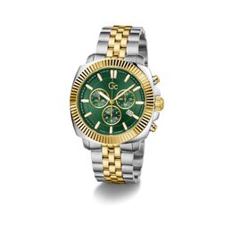 Gc Watches Analog Watch 'Flair Coussin' male Gold, Silver size One Size
