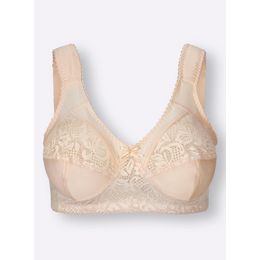 w&auml;schepur w&auml;schepur Damen Entlastungs-BH ohne B&uuml;gel mit Stretch-Spitze, elfenbein, Gr&ouml;&szlig;e 95C