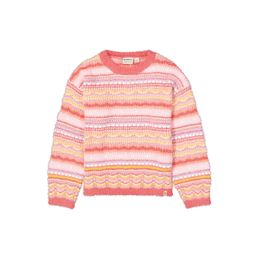 Garcia Pullover M&auml;dchen Gr&ouml;&szlig;e 128 gelb / pfirsich / rosa / himbeer