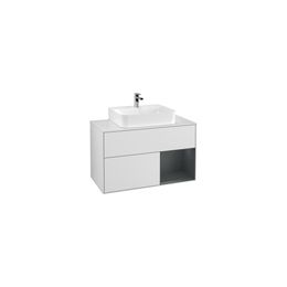 Villeroy & Boch V&B Waschtischunterschrank Finion 100, Pl w m, Rg r md b m Lac, wh. m Lac ; Villeroy & Boch (F121HGMT)